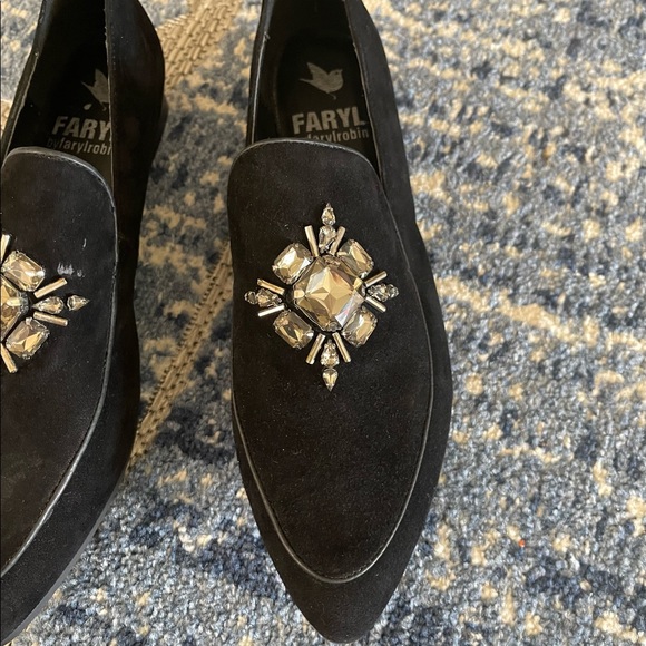 Faryl Robin | Shoes | Faryl By Faryl Robin Rhinestone Easton Loafer ...